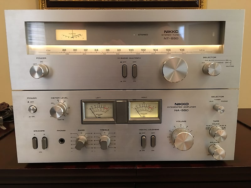 Nikko NA-550 1980 - Silver | Reverb