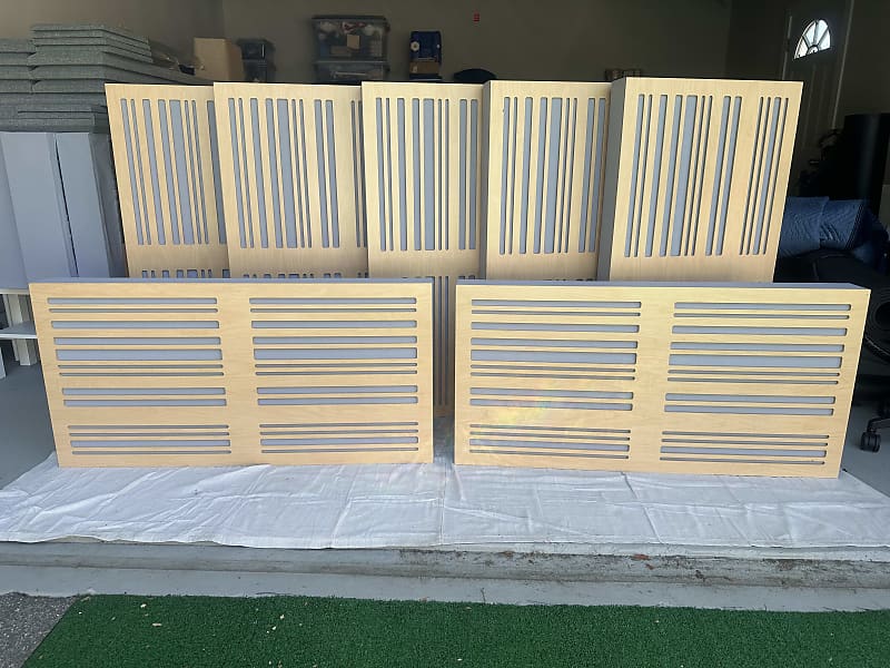 (7) GIK Acoustics 4A Alpha Panel Diffuser / Absorber 4" - | Reverb