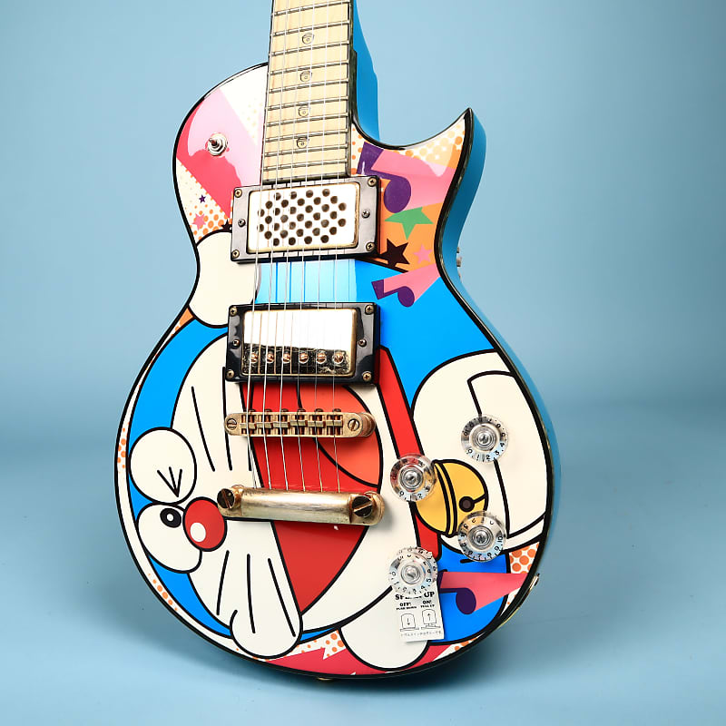 Doraemon by ESP Japan 80th Anniversary Solid Body Blue | Reverb