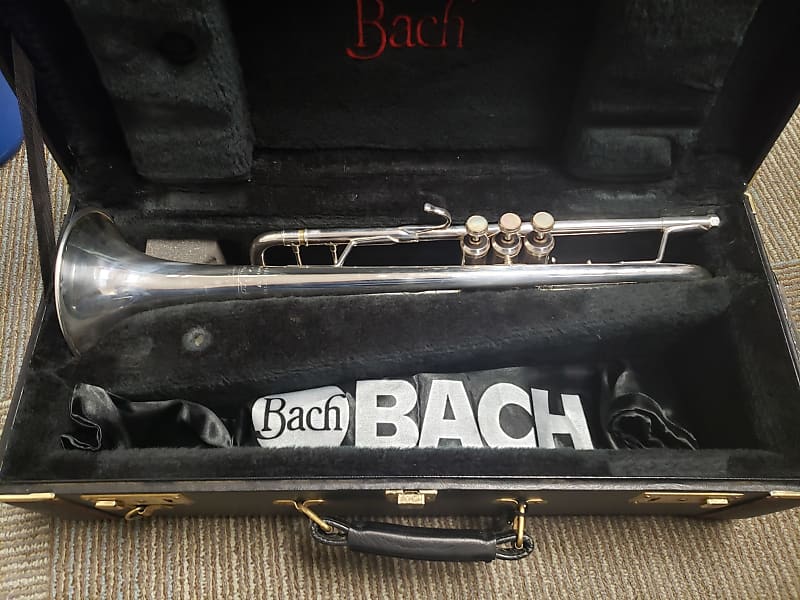Exceptional Bach Stradivarius 180S37 Silver Bb Trumpet W/ | Reverb