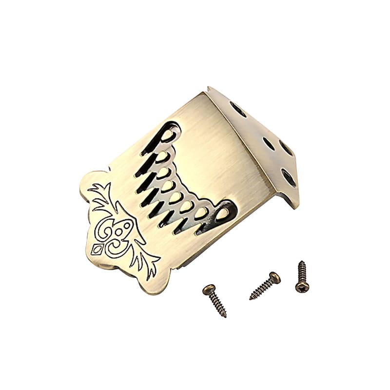 Bronze 8 String Mandolin Tailpiece Bridge | Reverb