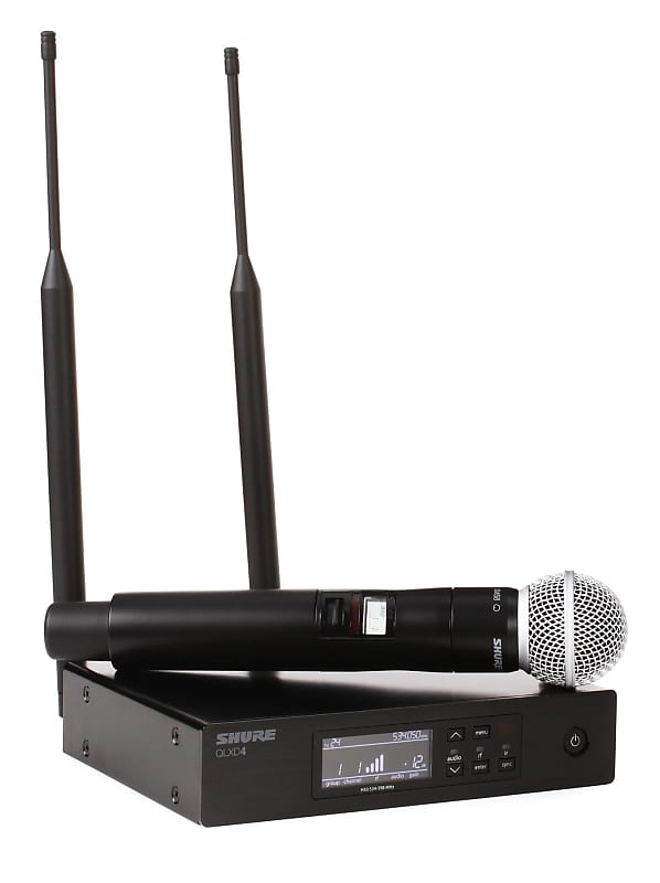 Shure QLXD24/SM58 Digital Wireless Handheld Microphone System | Reverb