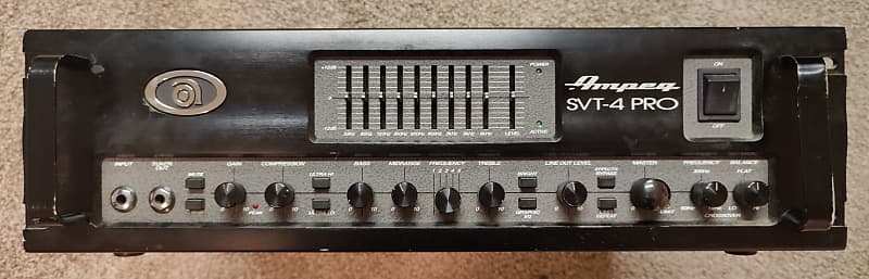 Ampeg SVT-4 PRO 1200 Watt Bass Amp Head | Reverb