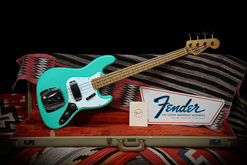 Fender Custom Shop Jazz Bass Stack Knob "Seafoam Green" | Reverb