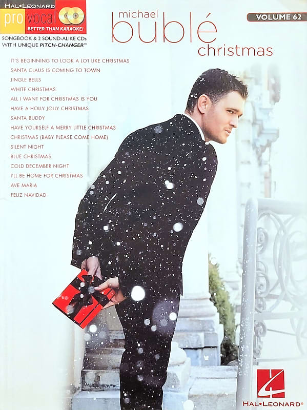 Michael Buble Christmas - Volume 62 - Pro Vocal Book | Reverb