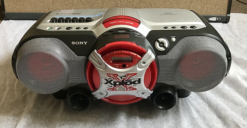 SONY CFD-G505 Xplod CD Radio Cassette-Corder Portable Boombox | Reverb