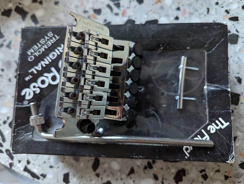 Floyd rose original left handed - Chrome | Reverb
