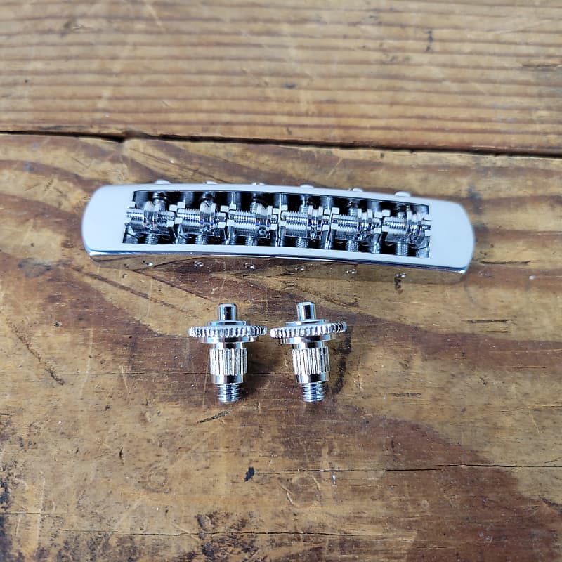 Schaller STM Roller Tunematic Bridge - Chrome NOS | Reverb