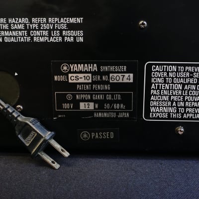 Yamaha CS-10 Vintage Analogue Monophonic Keyboard Synthesiser | Reverb