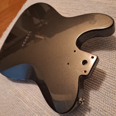 Fender Squire Telecaster Deluxe Loaded Body - Metallic Grey | Reverb