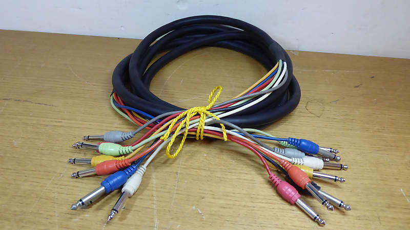 8 Channel 1/4" to 1/4" Patch Cable Snake, 12ft | Reverb
