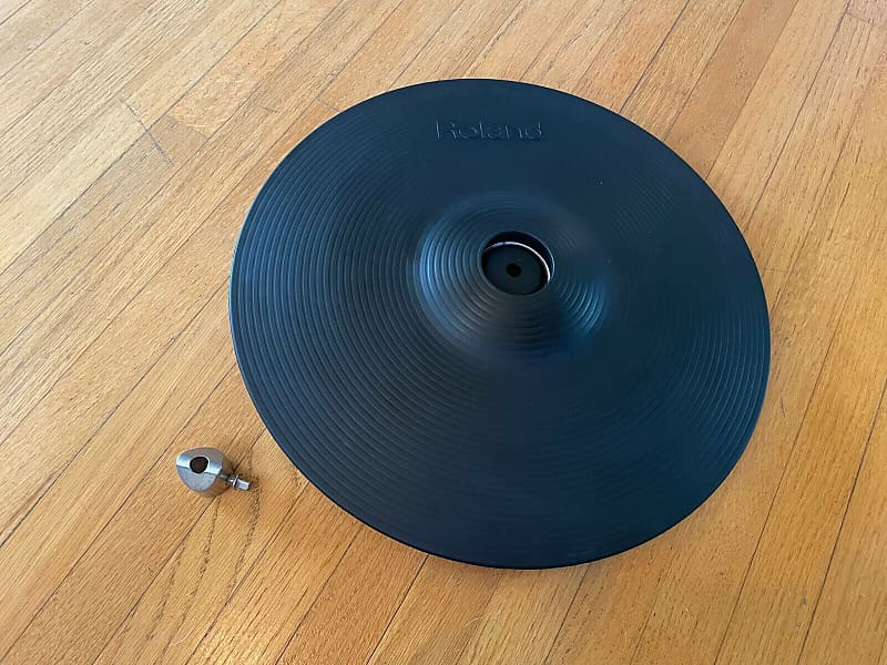 Roland CY-12C Dual-Trigger Cymbal Crash Cymbal Black cy12 c | Reverb