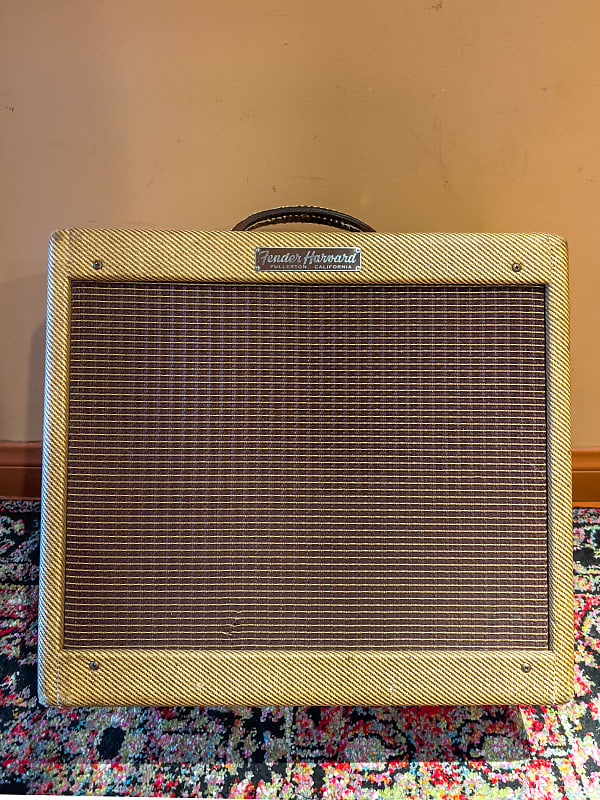 1963 Fender Harvard 6G10 Narrow-Panel Tweed Amp "Super | Reverb