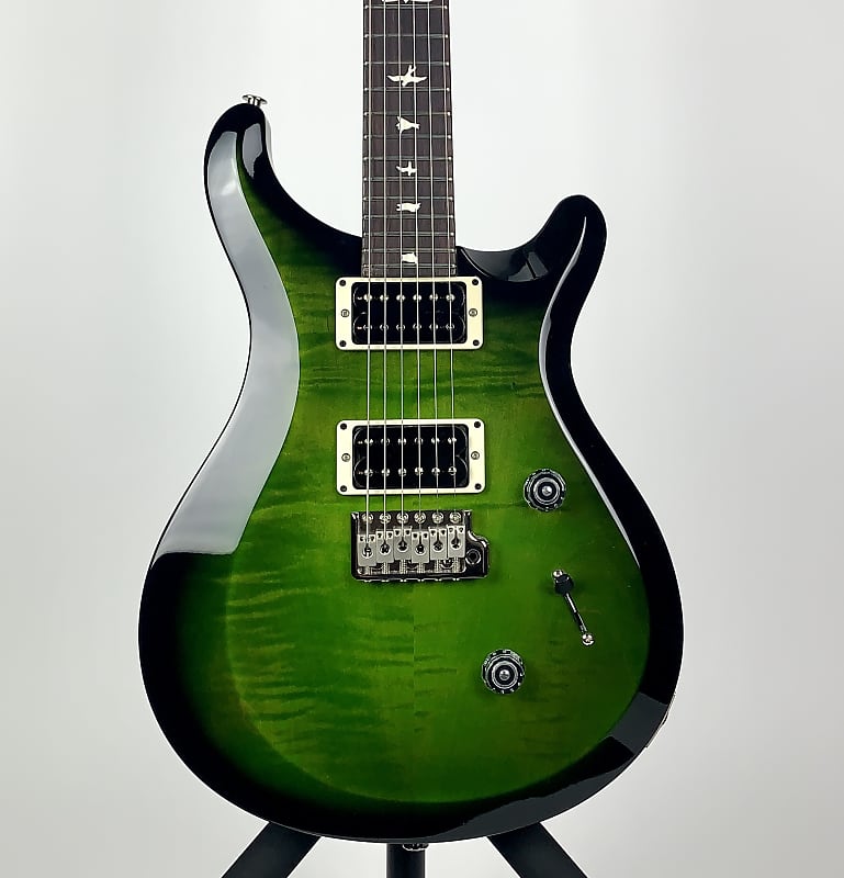 PRS S2 Custom 24 Emerald Green Burst W/ Black Wrap | Reverb