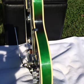 Decca Teisco 335 Style mid-sixties Green Sunburst | Reverb