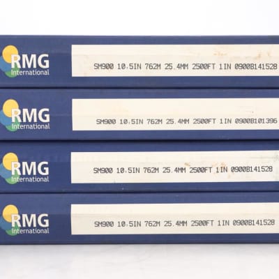 4 RMG Studio Master 900 SM900 10.5" x 1" Tape Reels Dennis | Reverb
