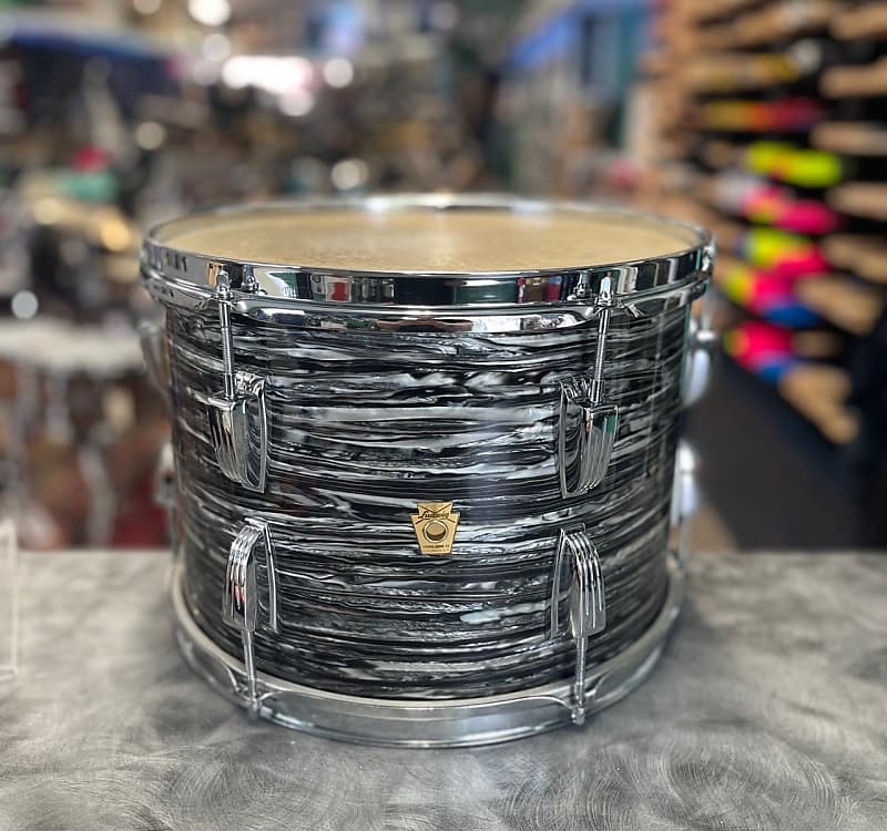 Ludwig 9x13 1964 Tom Black Oyster Pearl | Reverb