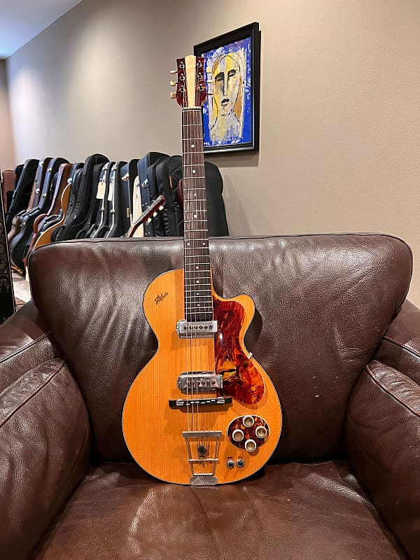 1950s Hofner Club 50/126 Natural Finish Electric Guitar | Reverb