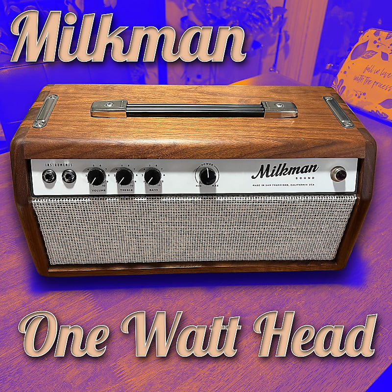 🔥Milkman Sound "One Watt" 5W Amplifier Head in Walnut (RARE, | Reverb