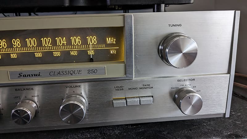 Vintage Sansui Classifieds 250 sounds well | Reverb