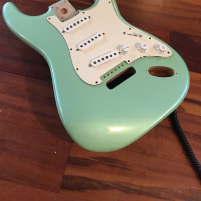 Genuine Fender Surf Pearl Standard Strat Stratocaster Alder | Reverb