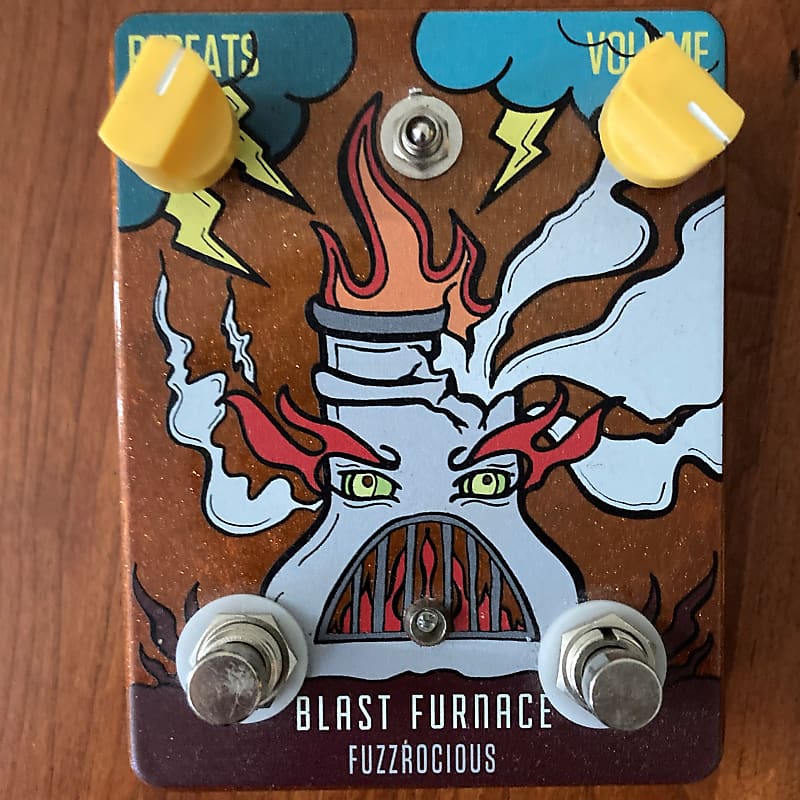 Fuzzrocious Blast Furnace red sparkle | Reverb