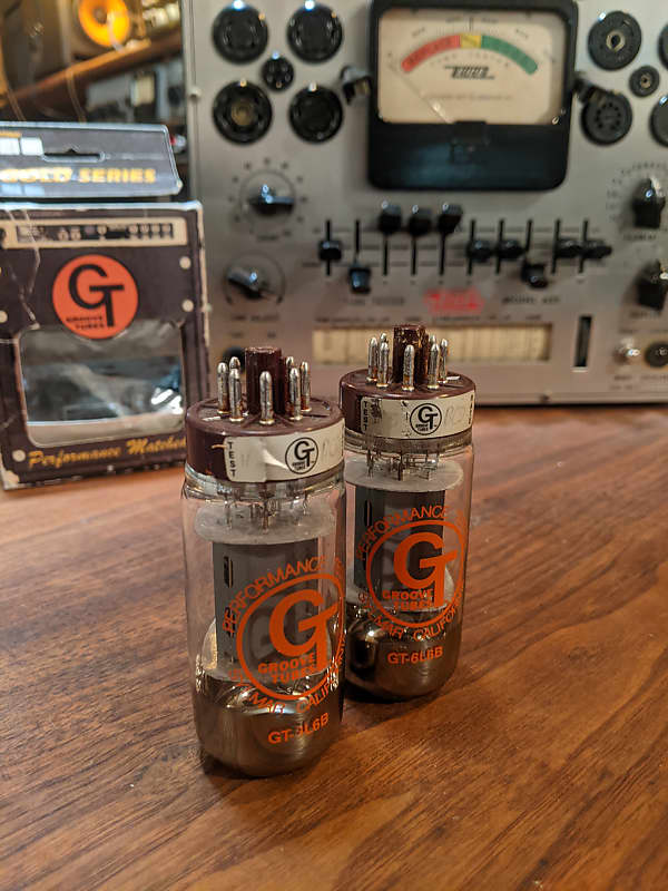2 x Groove Tubes GT-6L6 B Boxed Matched Pair | Reverb