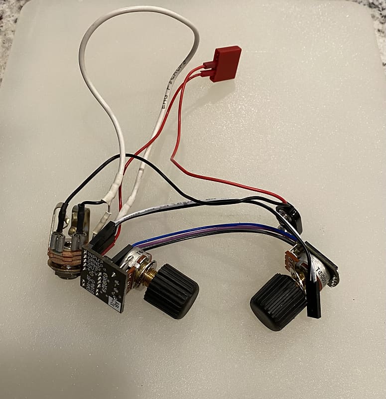 EMG BTS Control 2-band Bass Guitar Preamp, onboard, active | Reverb