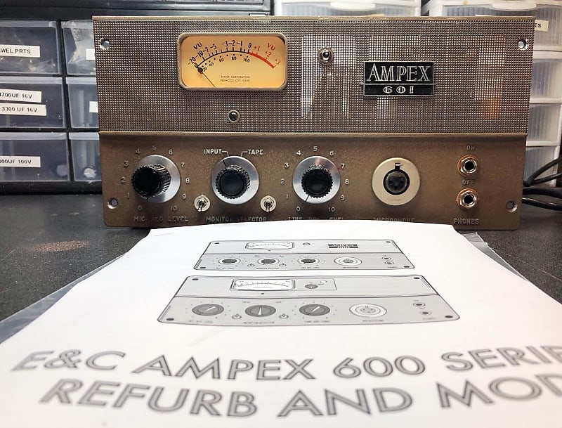 Electric & Company Stereo Ampex 601 Tube Mic Preamp DI 600 | Reverb