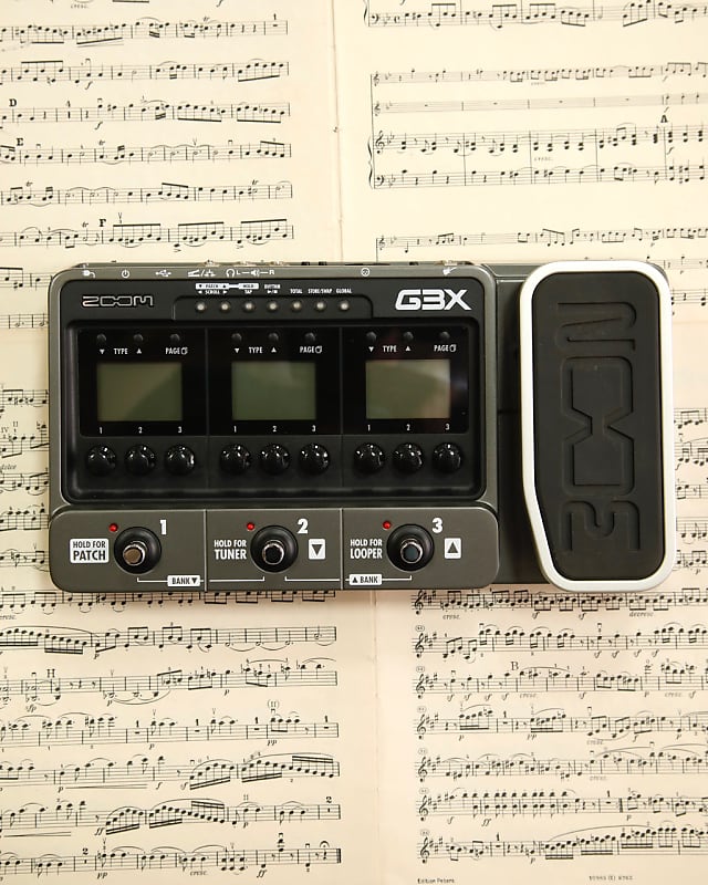 Zoom G3X Multi Effects & Amp Simulator Pedal Pre-Owned | Reverb