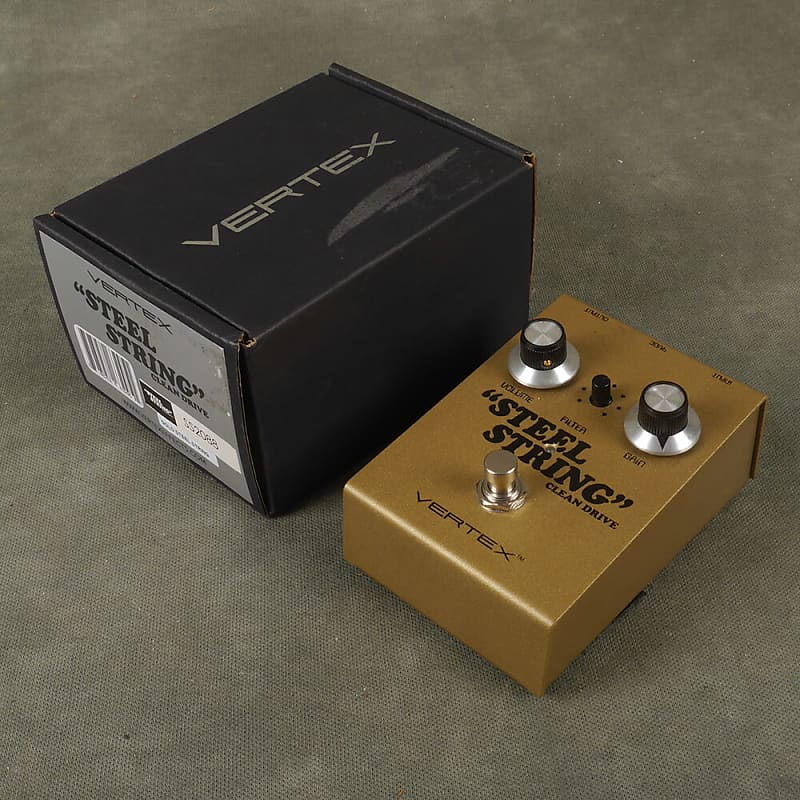 Vertex Steel String MkII Clean Drive FX Pedal w/Box - 2nd | Reverb