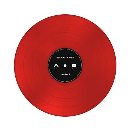 Native Instruments Traktor Control Vinyl, Red | Reverb