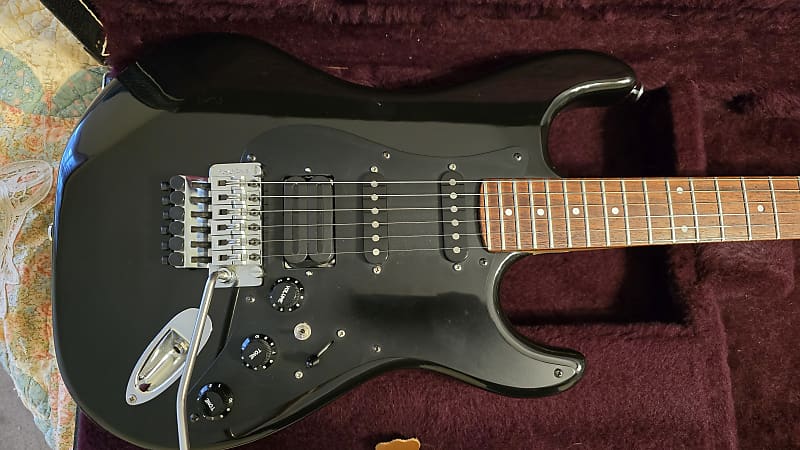 Kramer USA Pacer Deluxe 1980s - Black Floyd DiMarzio | Reverb