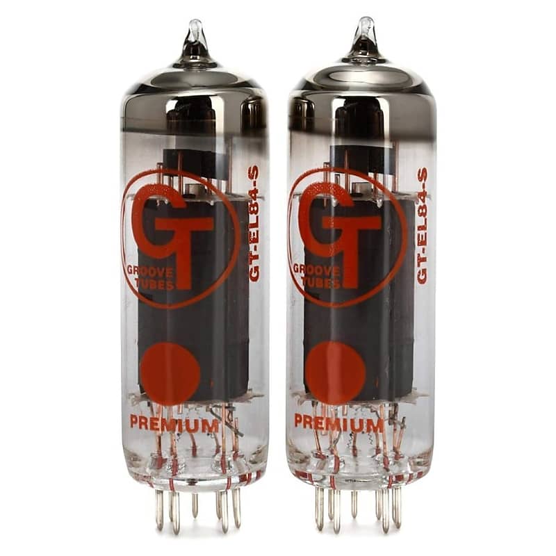 Groove Tubes GT-EL84S Medium Matched Power Tubes Duet | Reverb