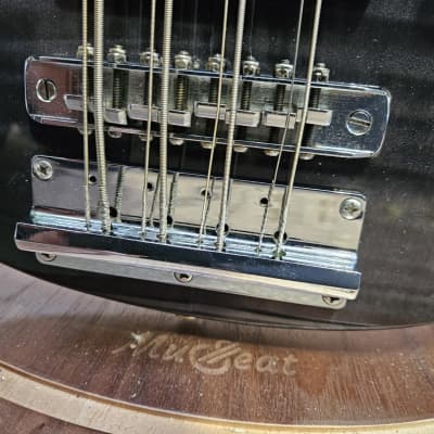 Rogue LX408 8 String Bass 2000s - Translucent black | Reverb