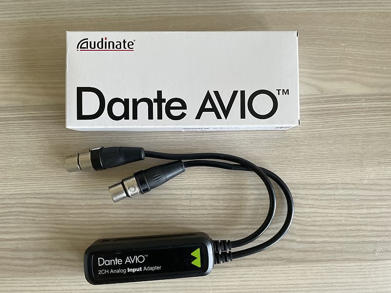 Audinate Dante AVIO 2 channel Analogue Input | Reverb