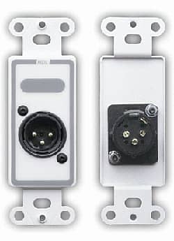 RDL DXLR3M XLR 3-pin Male Jack on D Plate, Terminal Block | Reverb