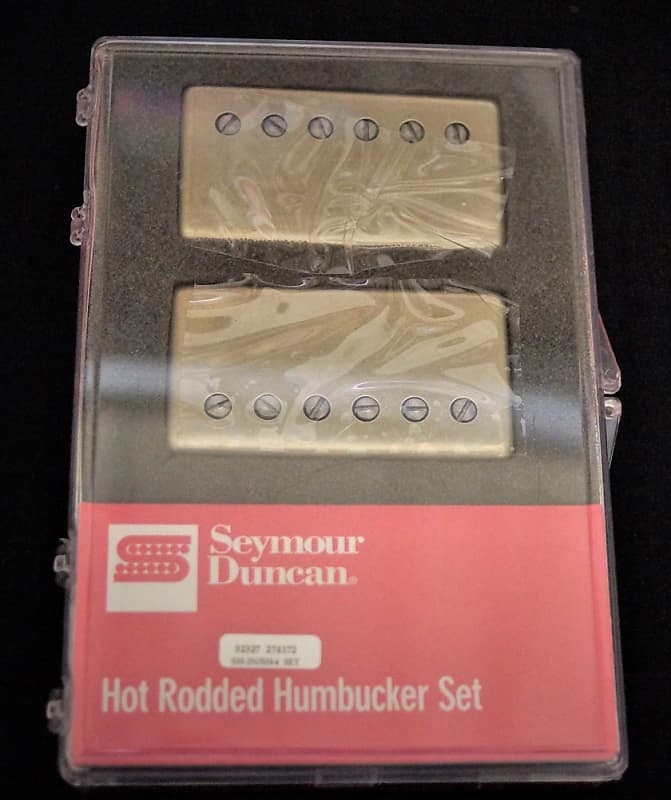 Seymour Duncan Raw Nickel Hot Rod Humbucker set Nickel | Reverb