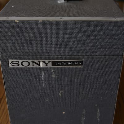 Sony C-37A Original Capsule Vintage condenser tube microphone | Reverb