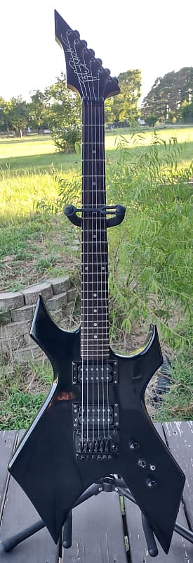 B.C. RICH WARLOCK Platinum 1989 - Floyd Rose - Reverse | Reverb