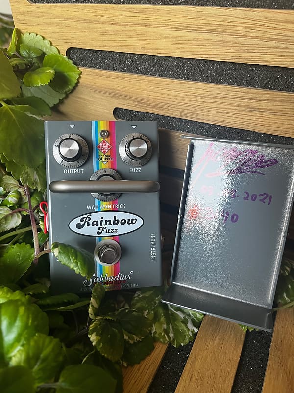 Sabbadius Rainbow Fuzz BC108 Aug 2021 - Grey with Rainbow | Reverb