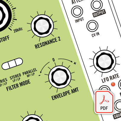 Moog Matriarch - Beautifully Illustrated Blank Patch Sheet | Reverb UK