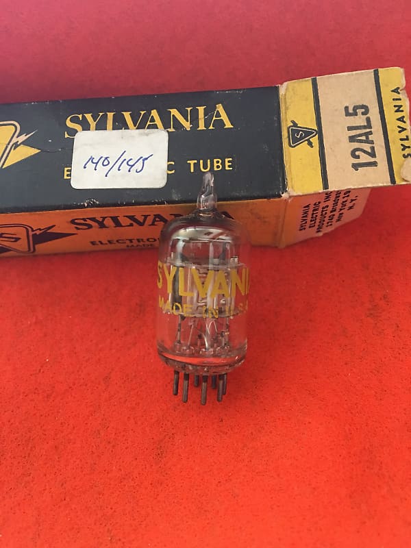 Sylvania 12AL5 vacuum tube NOS NIB | Reverb Australia