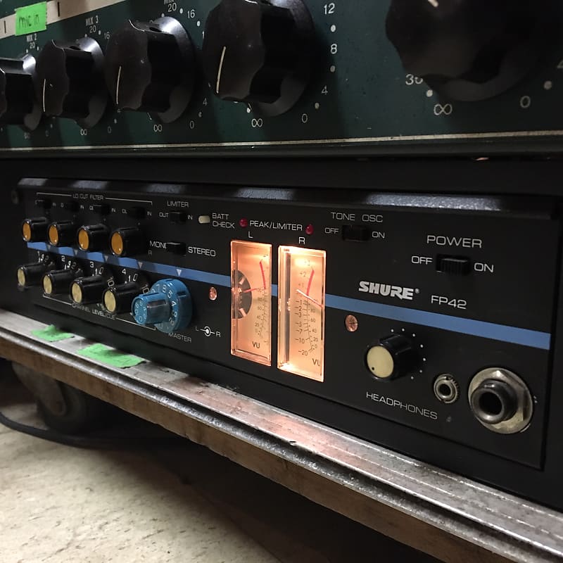 Shure FP42 4 channel mixer w/ rack ears - preamp/stereo | Reverb