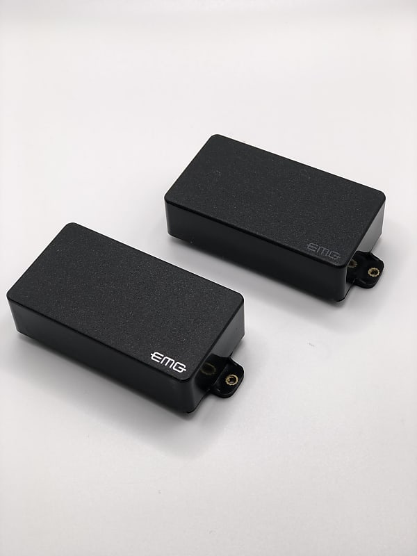 EMG 60/81 Humbucker Pickup set -black active w/pots | Reverb