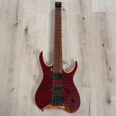 Mayones Hydra Elite 7 Headless 7-String Guitar Snakewood | Reverb