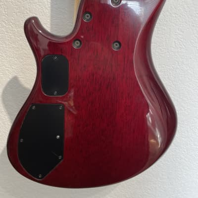 Roscoe SKB 3006 Koa 6 String Bass 2000s | Reverb