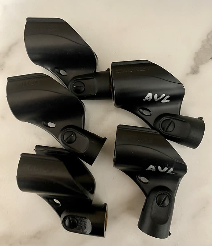 Lot of (5) Shure WA371 Wireless Mic Clips | Reverb