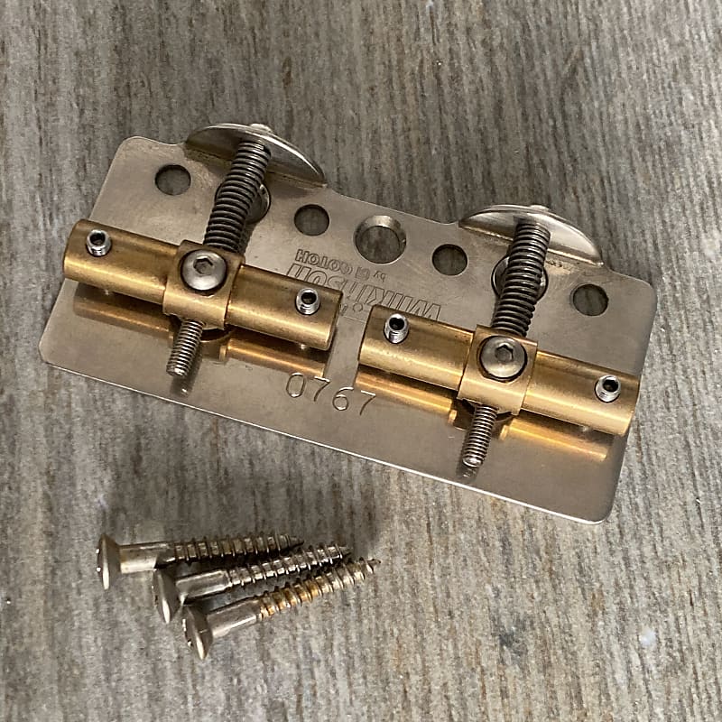 Rare Wilkinson by Gotoh Aged Bass Bridge WB2V-NS Compensated | Reverb