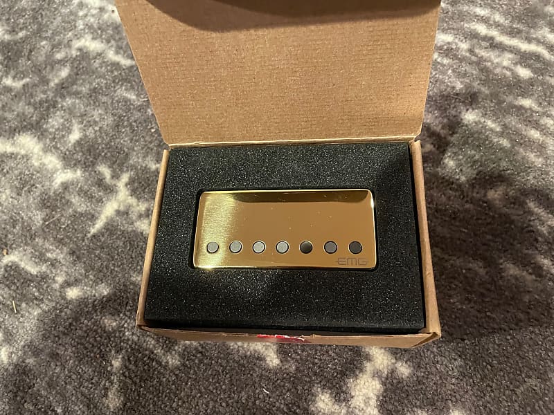 EMG 57-7H-GOLD-String Active Alnico V Bridge Humbucker 2010s | Reverb
